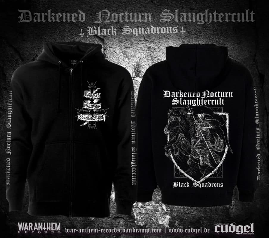 DARKENED NOCTURN SLAUGHTERCULT - black squadrons Zip Hoodie - cudgel ...