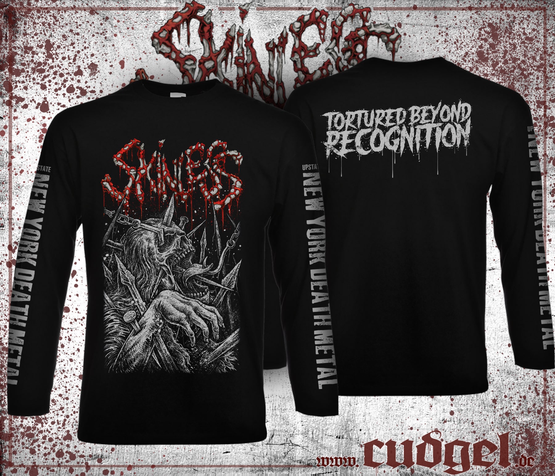 SKINLESS - tortured Longsleeved Shirt - cudgel | Der ultimative Metal ...