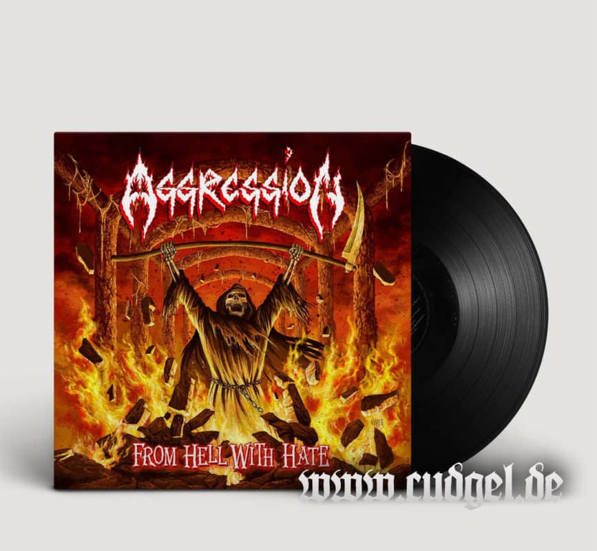 AGGRESSION - from hell with hate LP black - cudgel | Der ultimative ...